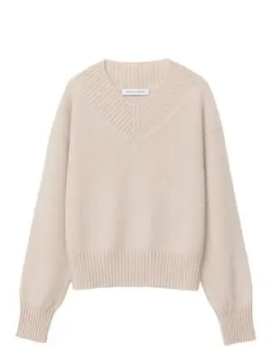 Iris Von Arnim Cashmere-Silk Sweater Alabaster