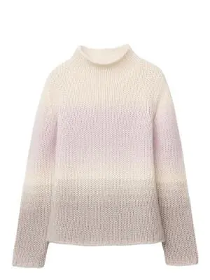 Iris Von Arnim Cashmere-Silk Sweater Kitt/rose