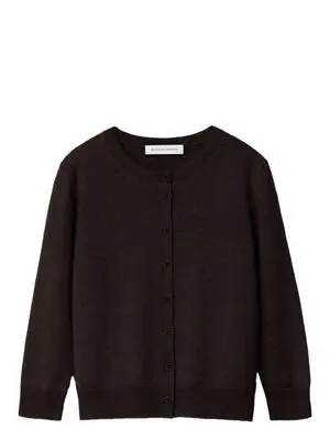 Iris Von Arnim Cashmere-Silk Twinset Chocolate