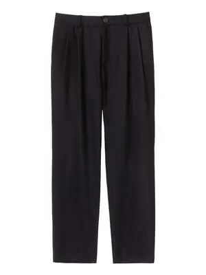 Iris Von Arnim Pleated Trousers Navy
