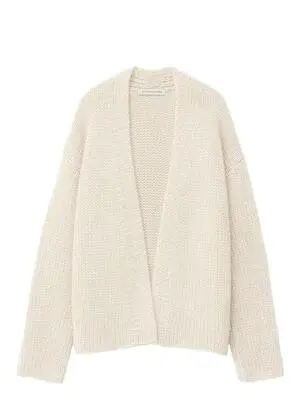 Iris Von Arnim Cashmere-Silk Cardigan Ecru