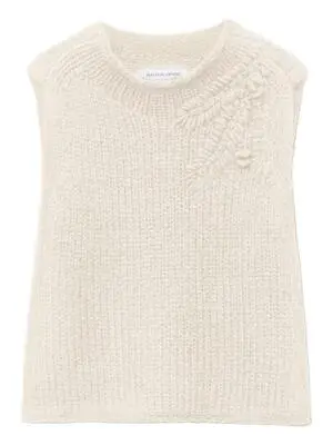 Iris Von Arnim Cashmere-Silk Top Ecru