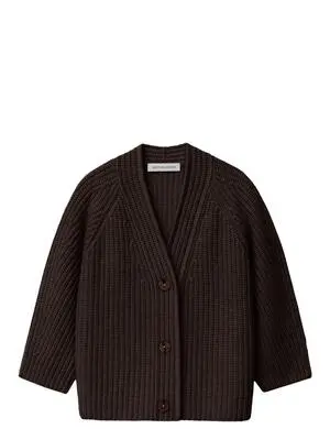 Iris Von Arnim Cashmere Cardigan - Chocolate