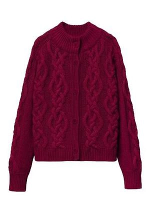 Iris Von Arnim Cashmere Cardigan - Ruby Sw