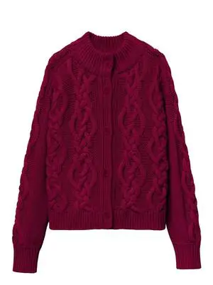 Iris Von Arnim Cashmere Cardigan - Ruby Sw