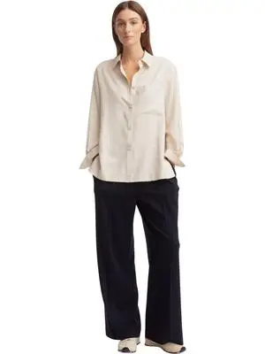 Iris Von Arnim Silk Blouse Alabaster