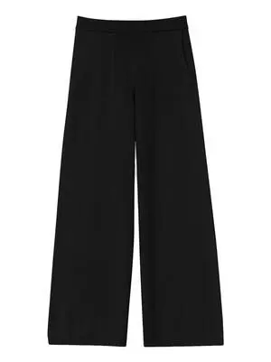 Iris Von Arnim Cashmere-silk Trousers - Black