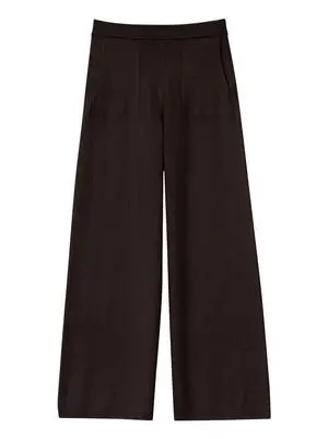 Iris Von Arnim Cashmere-Silk Trousers Chocolate