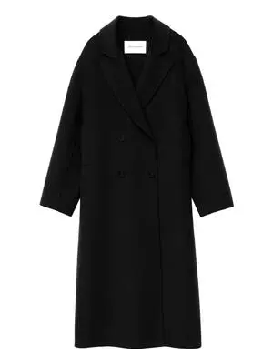 Iris Von Arnim Doubleface Coat - Black