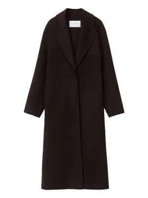 Iris Von Arnim Doubleface Coat - Chocolate