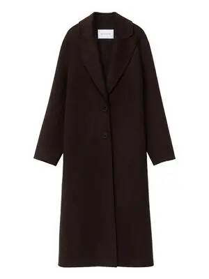 Iris Von Arnim Doubleface Coat - Chocolate