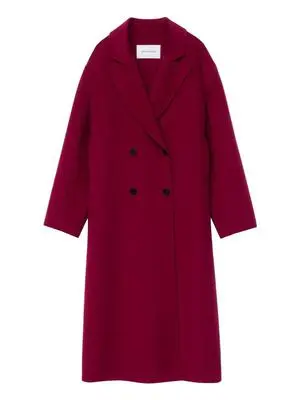 Iris Von Arnim Doubleface Coat - Ruby