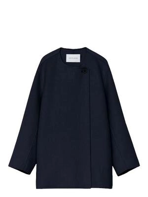 Iris Von Arnim Doubleface Short Coat - Ocean