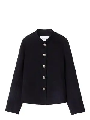 Iris Von Arnim Doubleface Jacket Navy