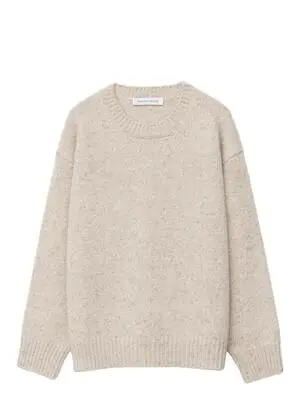 Iris Von Arnim Wool-Cashmere Sweater Alabaster