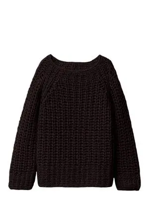Iris Von Arnim Handknit Sweater Chocolate