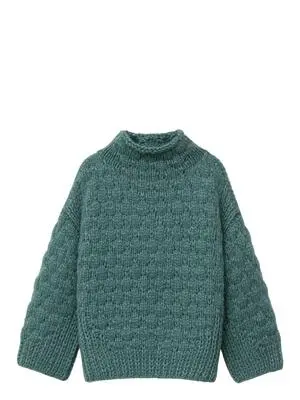 Iris Von Arnim Handknit Sweater - Fern