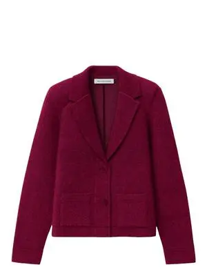 Iris Von Arnim Cashmere-silk Blazer - Ruby