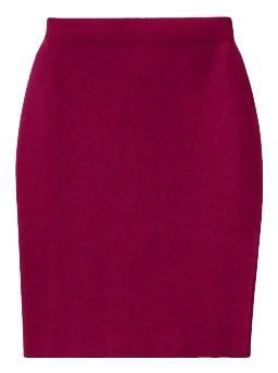 Iris Von Arnim Cashmere-silk Skirt - Ruby