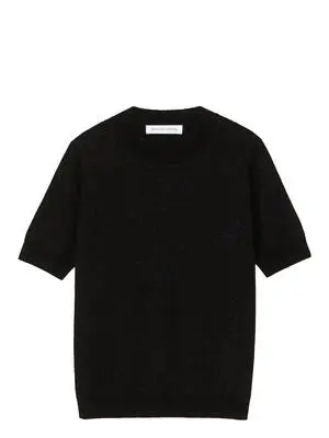 Iris Von Arnim Cashmere-silk T-shirt - Black