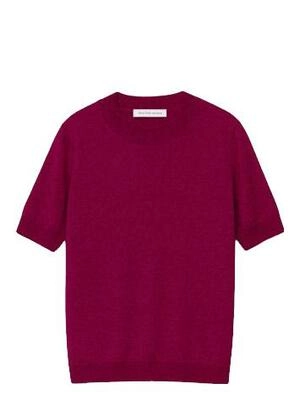 Iris Von Arnim Cashmere-silk T-shirt - Ruby