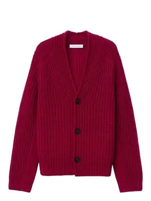Iris Von Arnim Cashmere Cardigan - Ruby