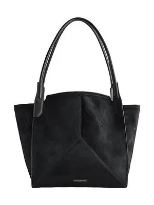 Victoria Beckham Haircalf-leather Tote Bag - Black
