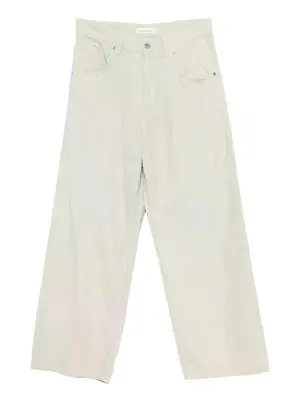 SUNFLOWER Corduroy Wide-leg Trousers - Neutrals