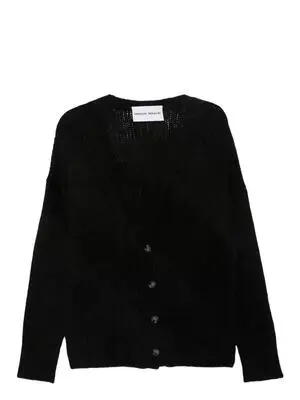 EMERSON RENALDI V-neck Knitted Cardigan - Black