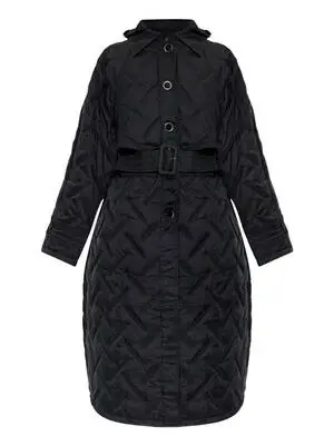 EMPORIO ARMANI Quilted Belted Coat