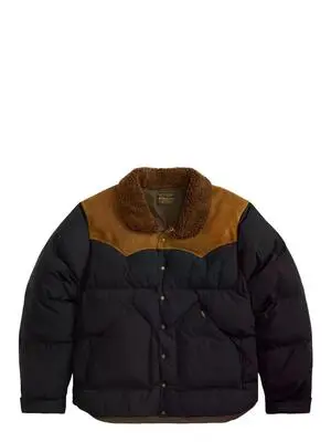 Ralph Lauren Shearling-collar Padded Jacket - Black