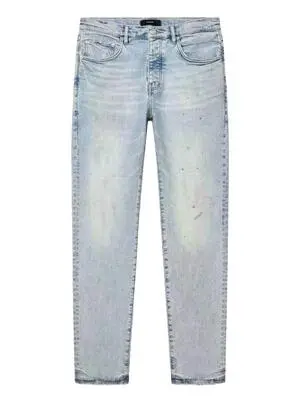 PURPLE BRAND P005 Distressed Paint-splatter Jeans - Blue