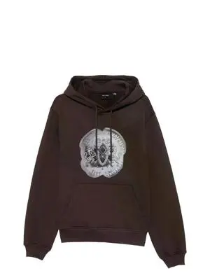 DAILY PAPER Graphic-print Hoodie - Brown