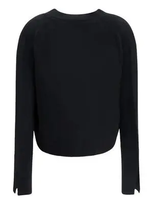 VERYBUSY V-neck Split-cuff Sweater