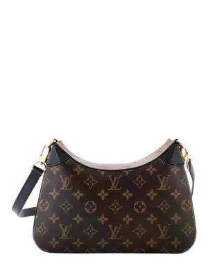 LOUIS VUITTON Twinny Handbag Monogram Canvas And Reverse Monogram Canvas With Leather Shoulder Bag - Brown