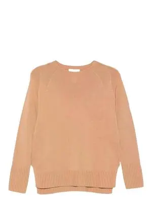 VELA SHOP Ribbed-knit Raglan-sleeve Sweater - Neutrals