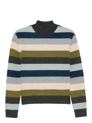 Tory Burch Merino Wool Turtle Neck - Multi