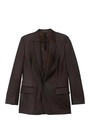 PETAR PETROV Single-breasted Blazer - Brown
