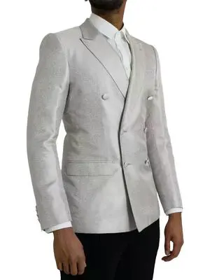 Dolce & Gabbana Martini Double-breasted Blazer - Grey