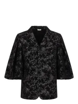 Comme Des Garçons Flared Sleeves Blazer - Black