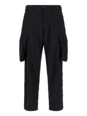 Comme Des Garçons Pinstriped Cargo Pants - Blue