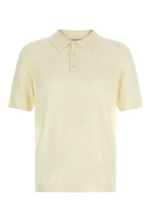 ROBERTO COLLINA Spongy Effect Polo Shirt - Beige