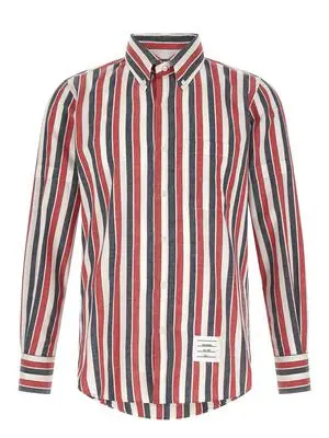 Thom Browne Madras Cotton Shirt Multi