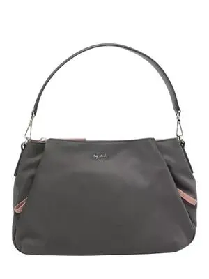 AGNES B. Origami Shoulder Bag - Grey