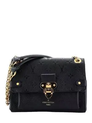 LOUIS VUITTON Vavin Handbag Monogram Empreinte Leather Bb Crossbody Bag - Black