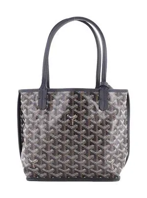 Goyard Mini Anjou Reversible Tote Coated Canvas - Black