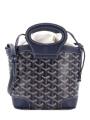 Goyard Mini Beluga Bag Coated Canvas - Blue