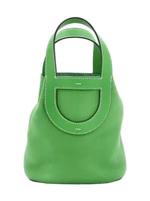 Hermès 18 In-the-loop Bag Clemence With Swift - Green