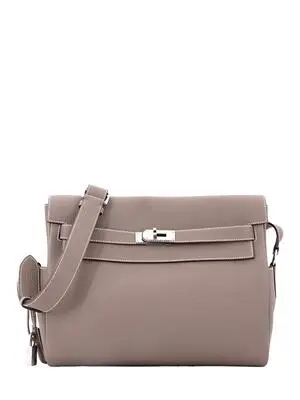Hermès Gm Kelly Messenger Bag Togo - Gray