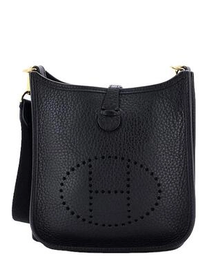Hermès Tpm Evelyne Bag Gen Iii Clemence - Black